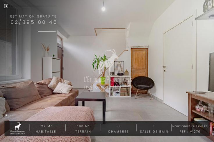 Maison à vendre à MONTIGNIES-SUR-SAMBRE - 3 chambres - 127m² - Immoweb