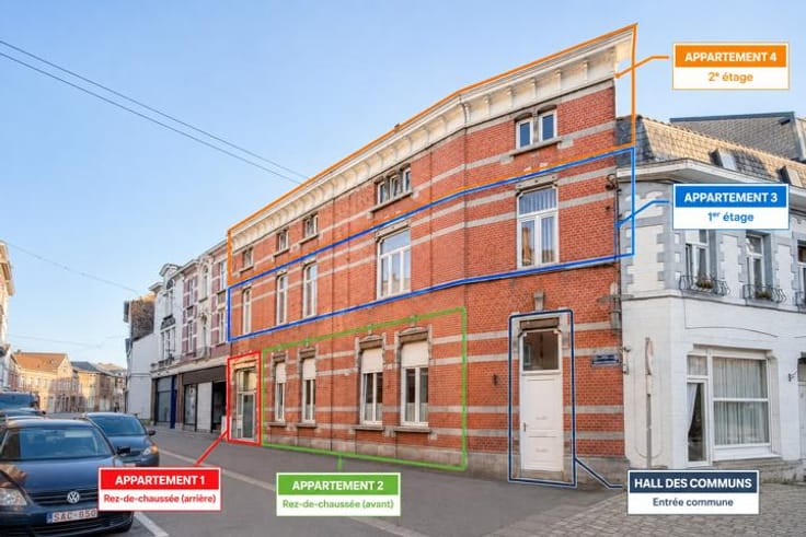Appartementsblok te koop in Sambreville - € 495.000 - 5 slaapkamers ...